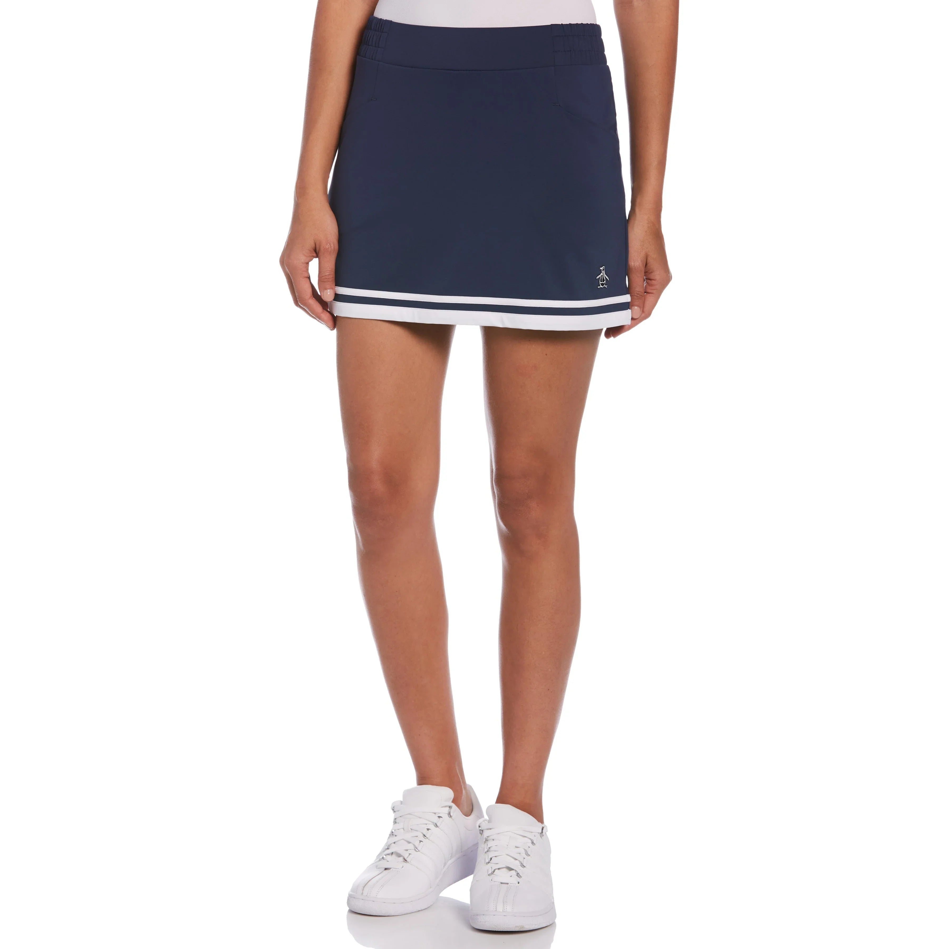 Original Penguin Womens Essential Color Blocked Golf Skort 15" - BLACK ...