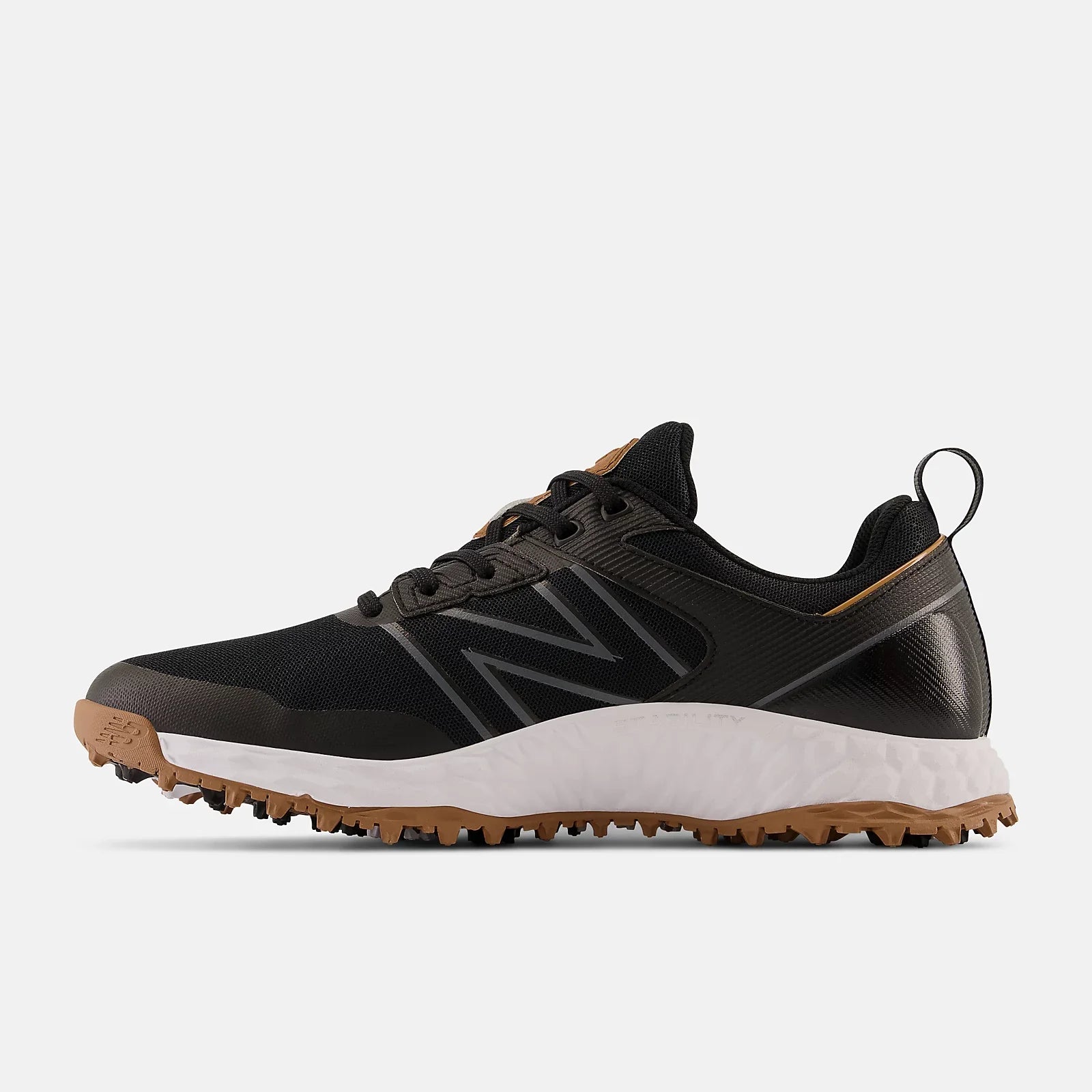 New Balance Mens Fresh Foam Contend Golf Shoe - BLACK GUM – Golf ...