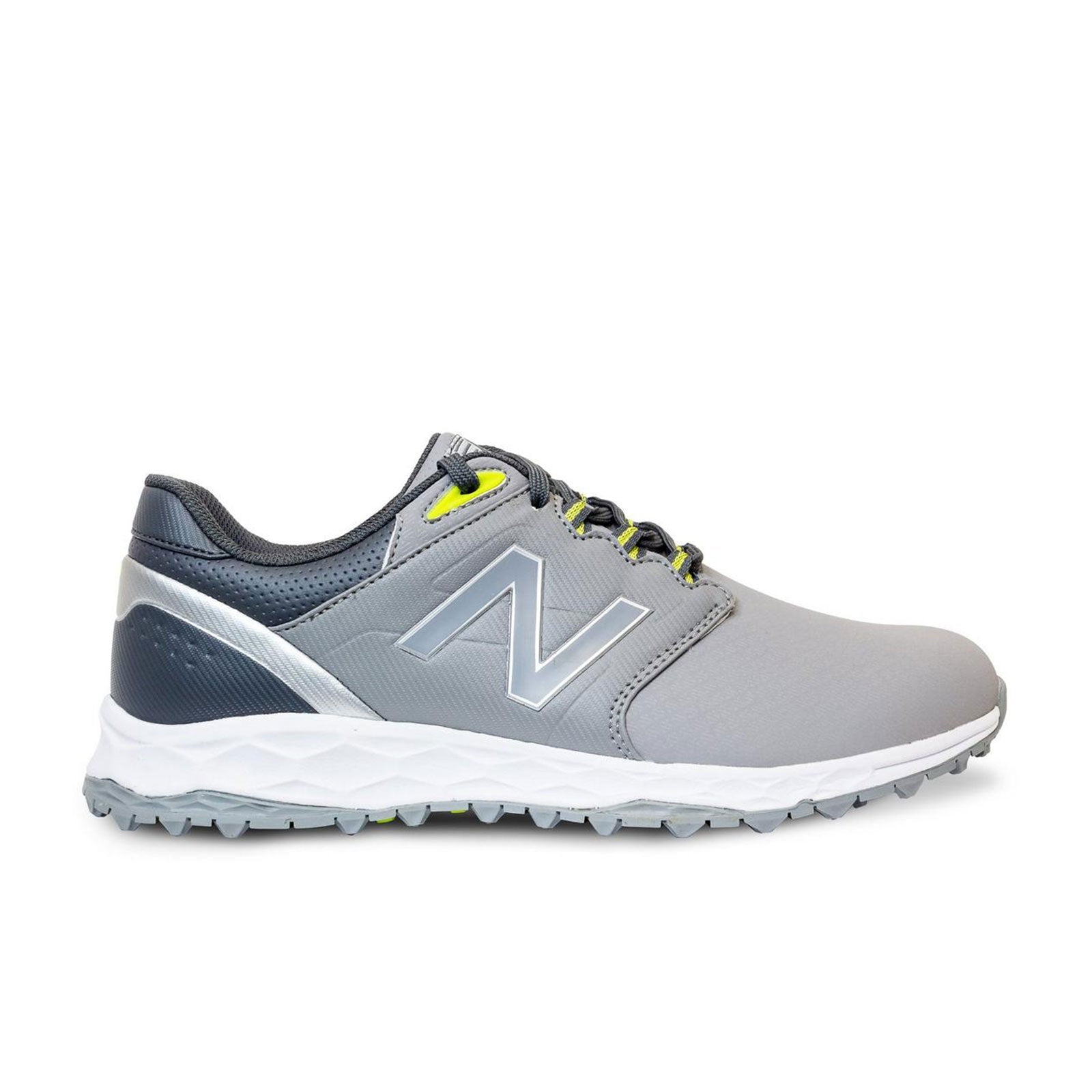 New Balance Mens Fresh Foam Elevate SL Golf Shoe - GREY / YELLOW – Golf ...